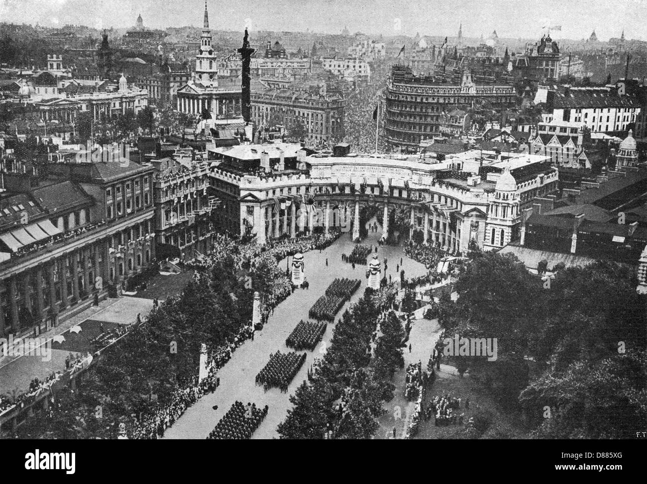 Public parade Black and White Stock Photos & Images - Alamy