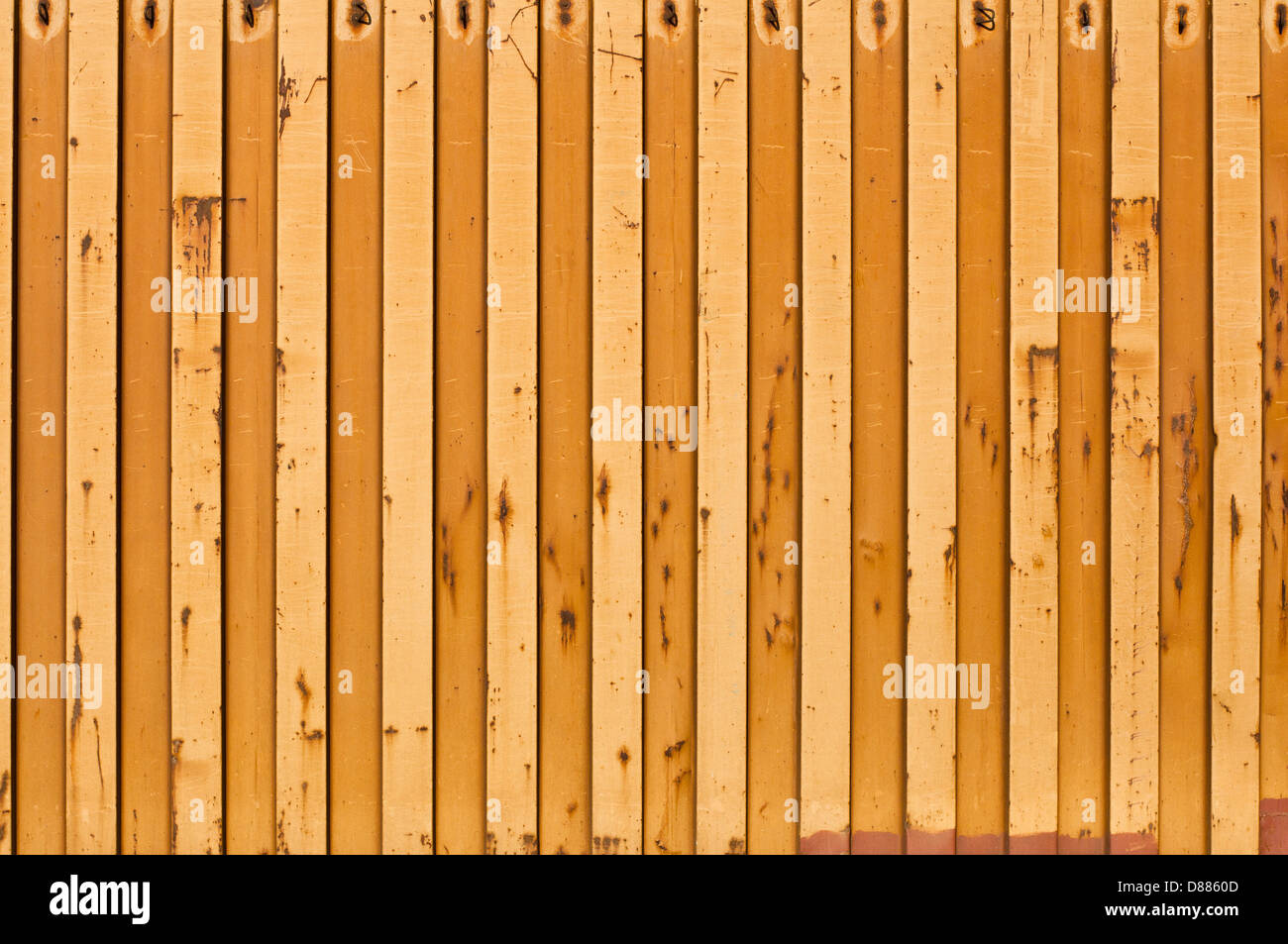 Train cargo containers. Orange metal transport container texture Stock ...