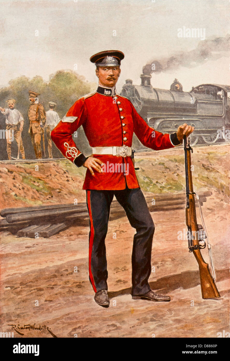 British royal engineers uniform hi-res stock photography and images - Alamy