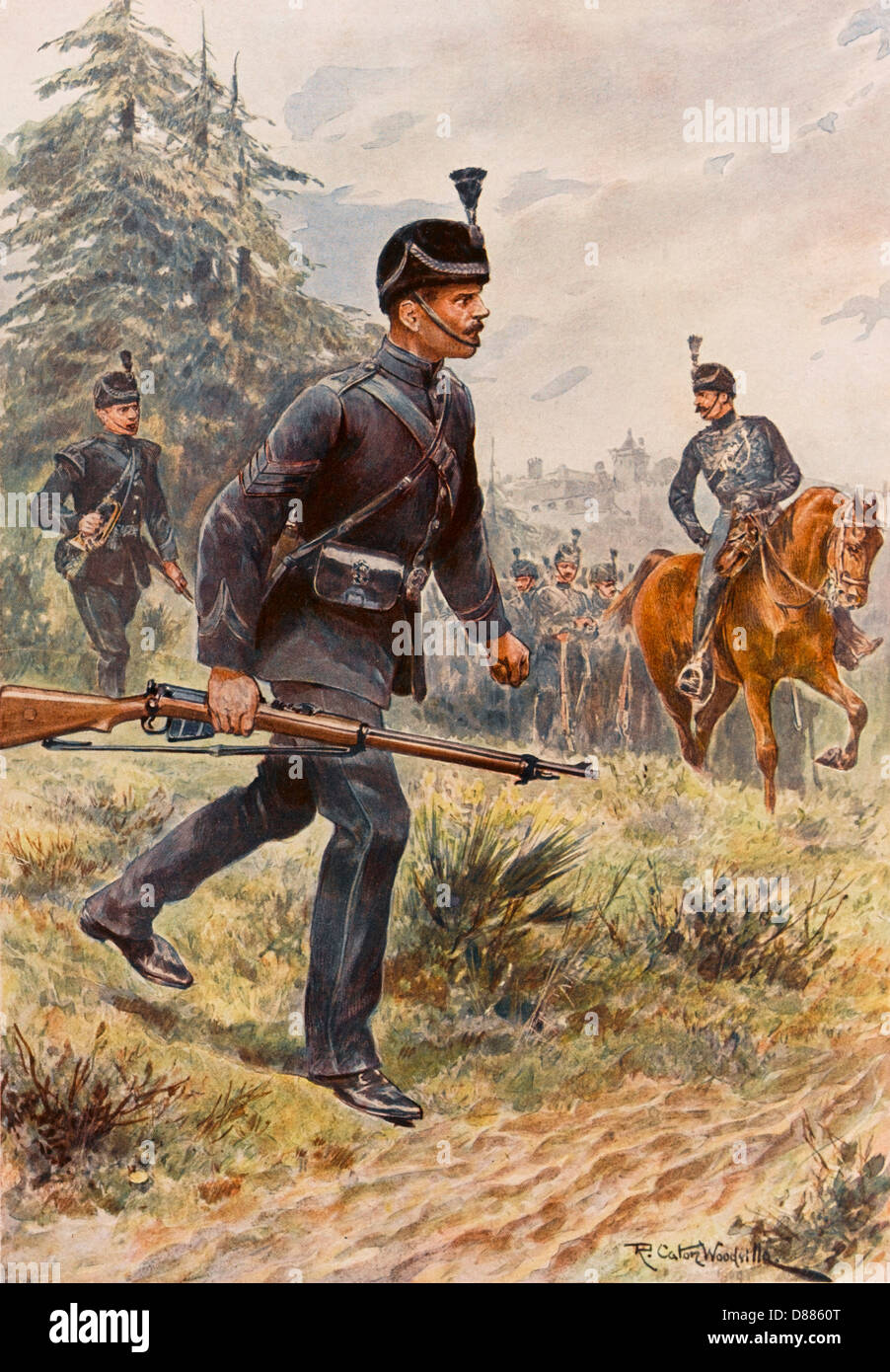 Scottish rifles hi-res stock photography and images - Alamy