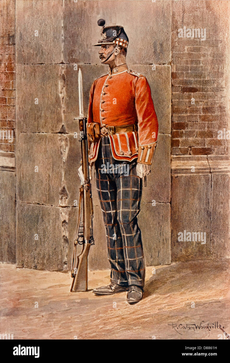 Highland light infantry hi-res stock photography and images - Alamy
