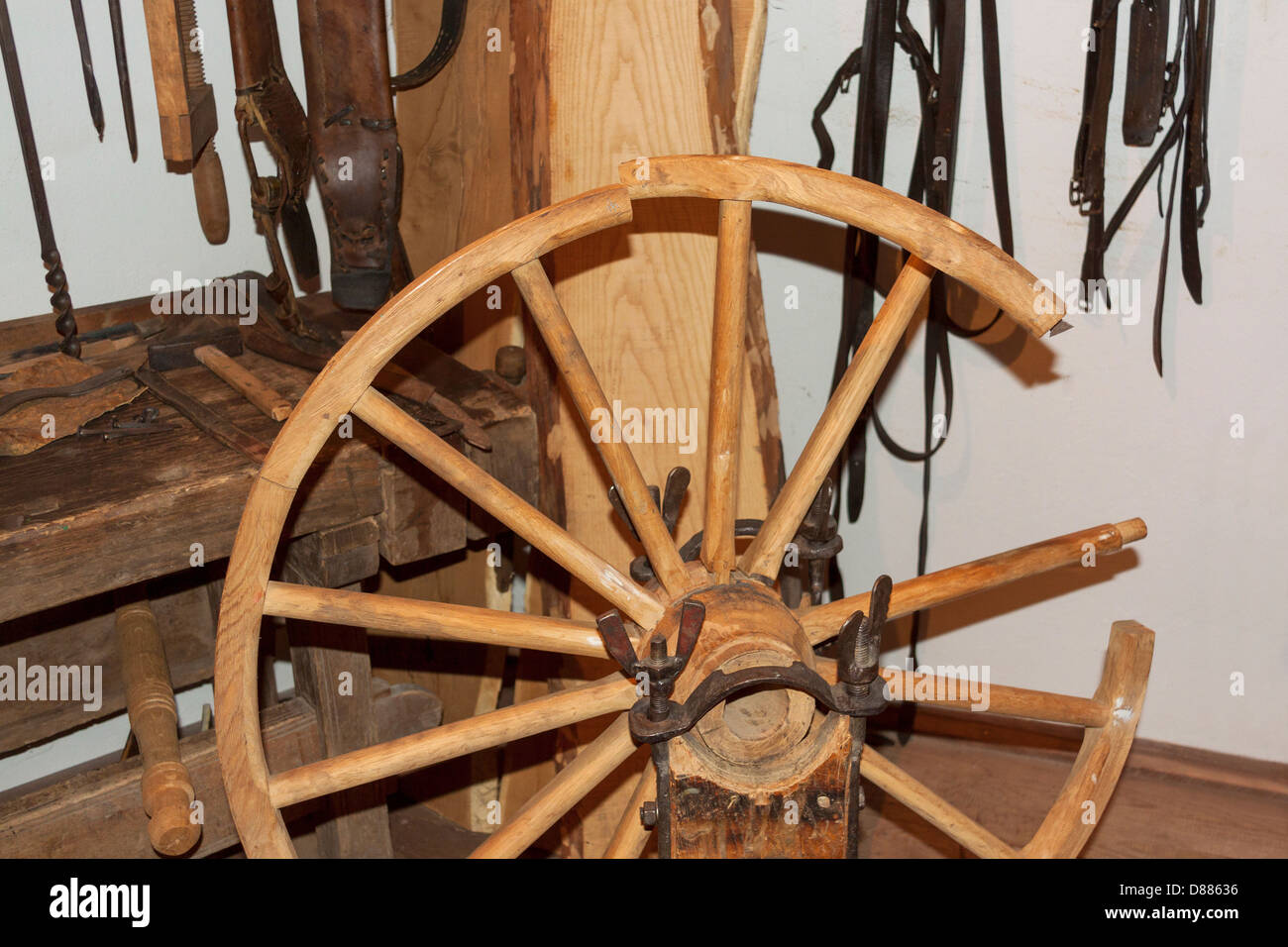 Timber wheel construction exhibition in Museum of the Mazovian ...