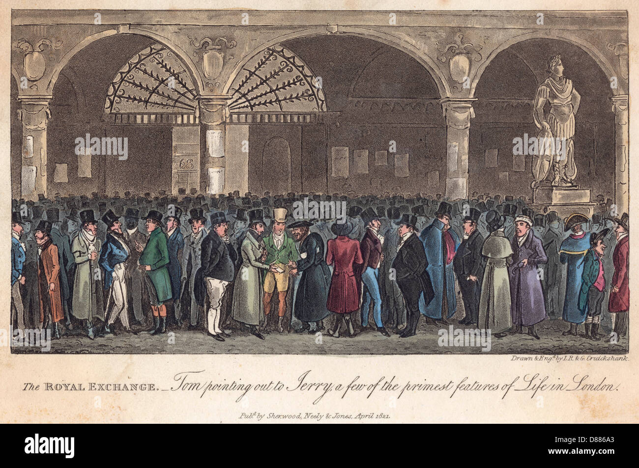 ROYAL EXCHANGE 1821 Stock Photo - Alamy