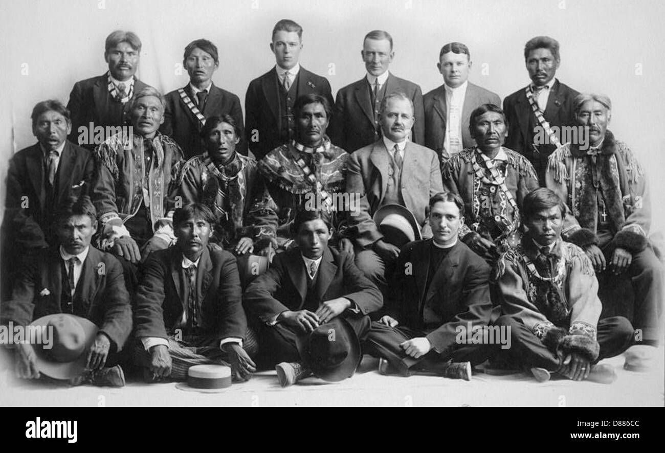 James Wickersham and chiefs Stock Photo - Alamy