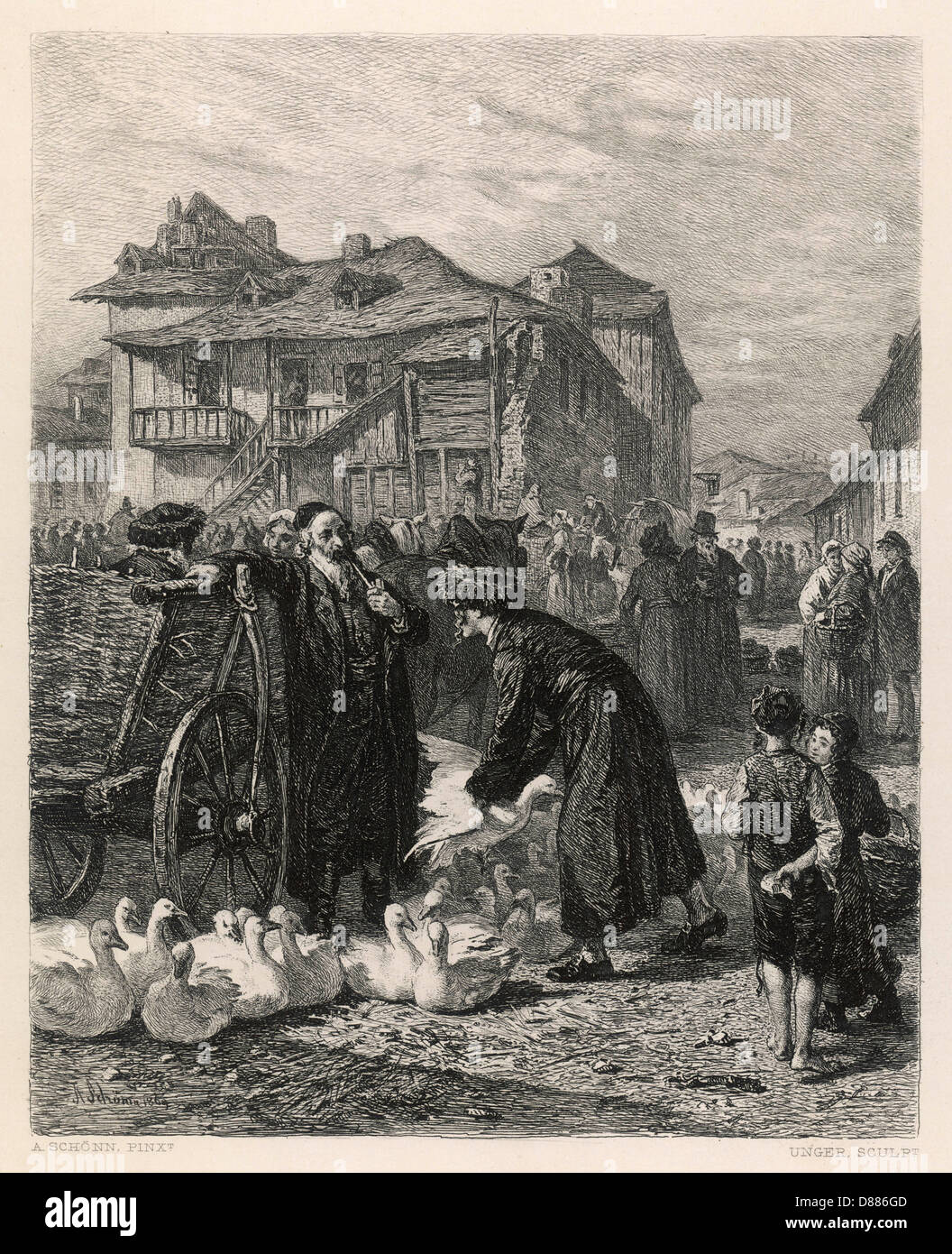 GOOSE MARKET IN POLAND Stock Photo - Alamy