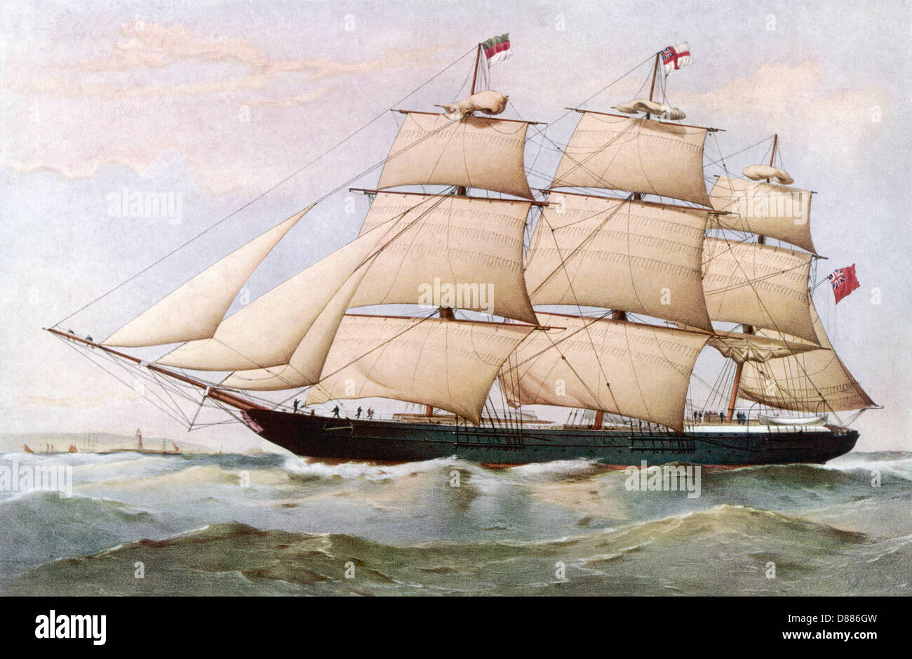1854 sailing ship hi-res stock photography and images - Alamy