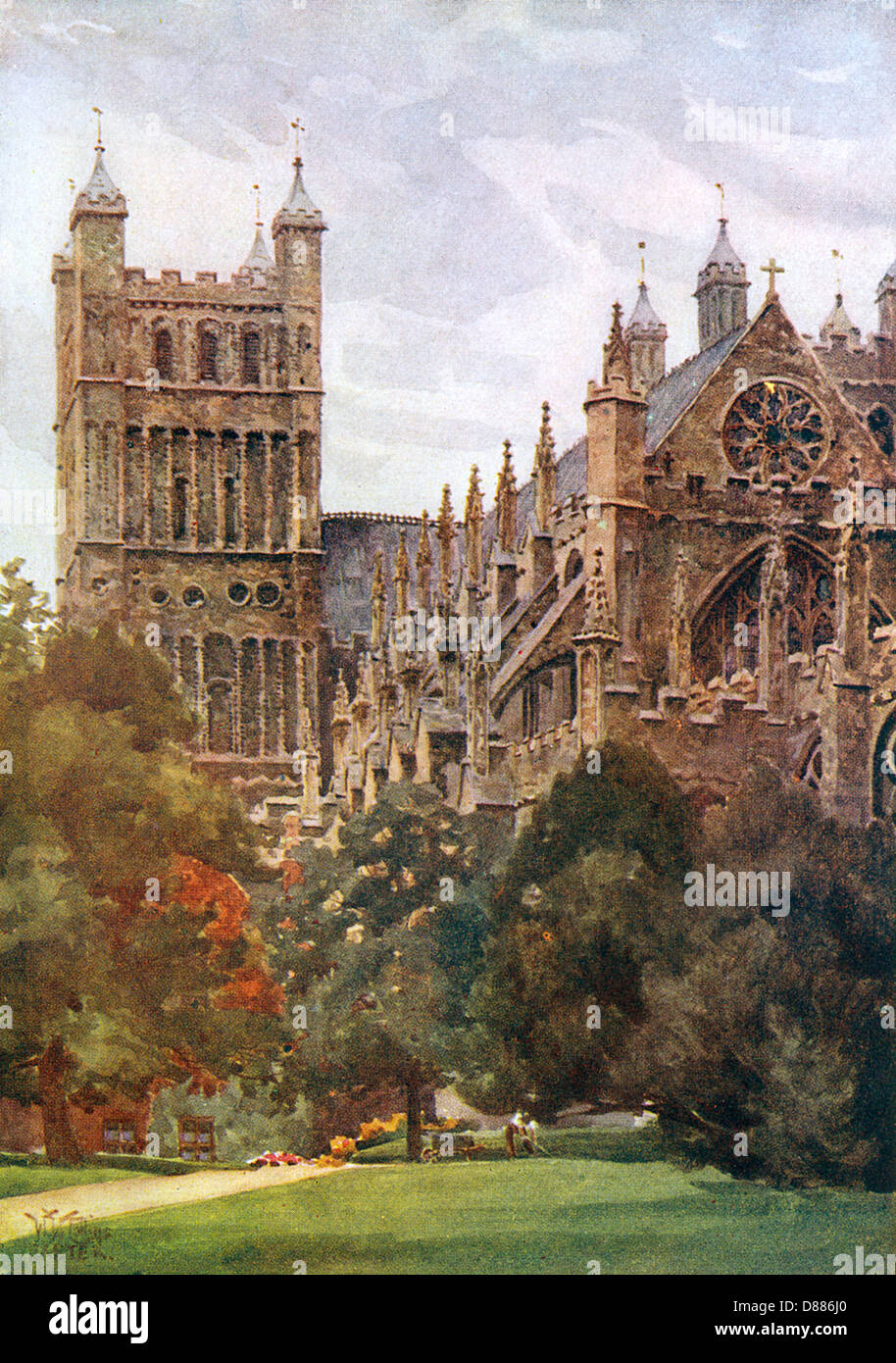 Exeter exeter cathedral hi-res stock photography and images - Alamy