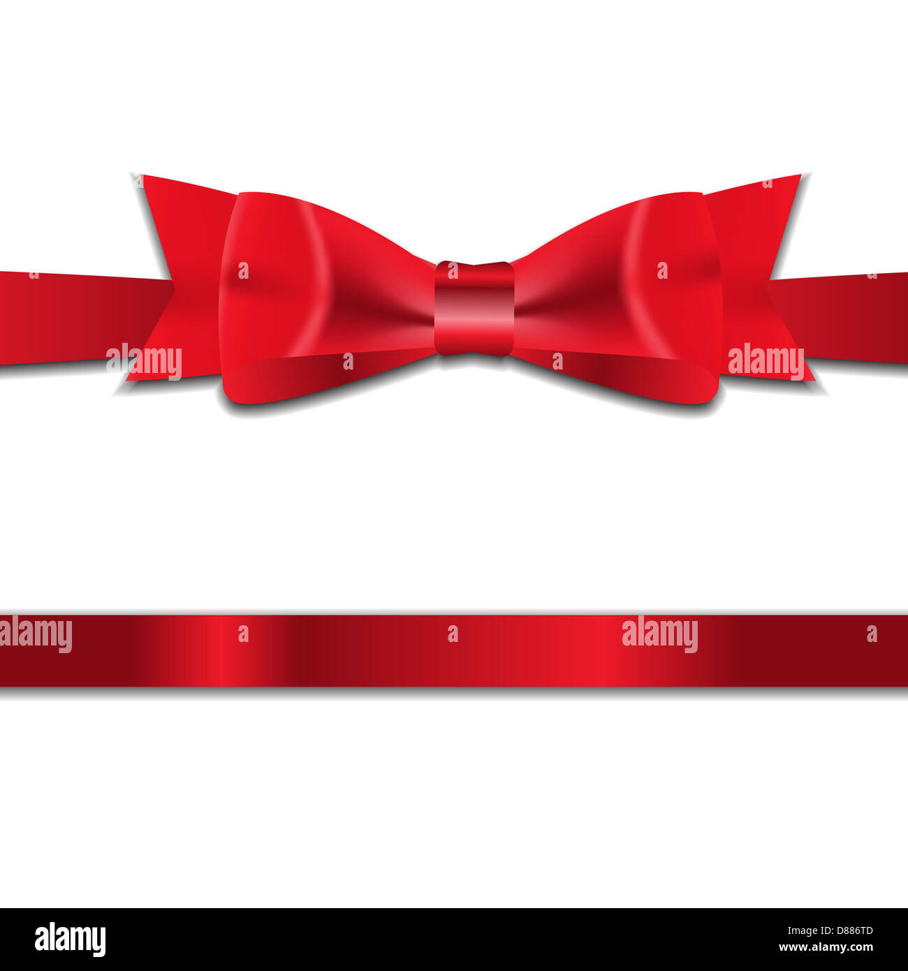 Beautyful Gift Ribbon . Vector illustration Stock Photo - Alamy