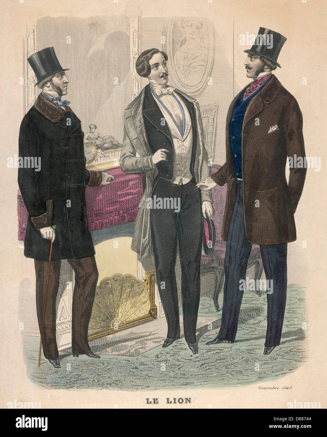 Victorian Fashion Plate High Resolution Stock Photography and Images ...