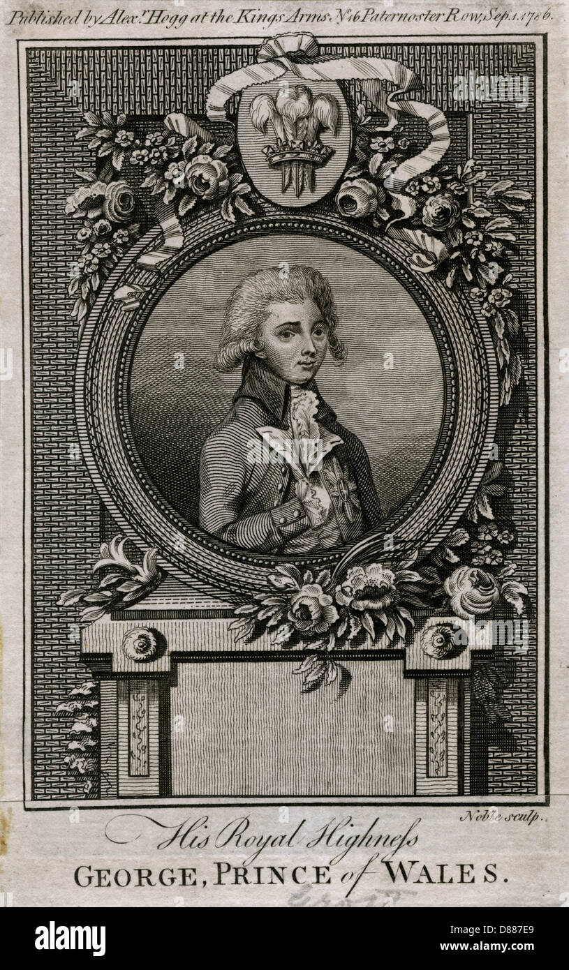 Prince of wales king george iv hi-res stock photography and images - Alamy