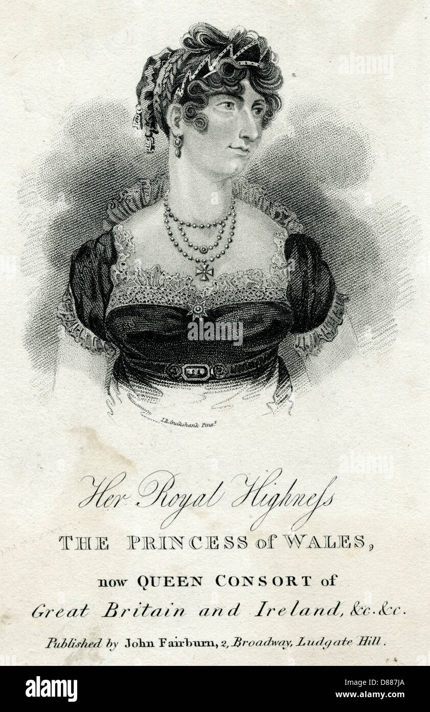 Caroline amelia elizabeth of brunswick hi-res stock photography and images - Alamy