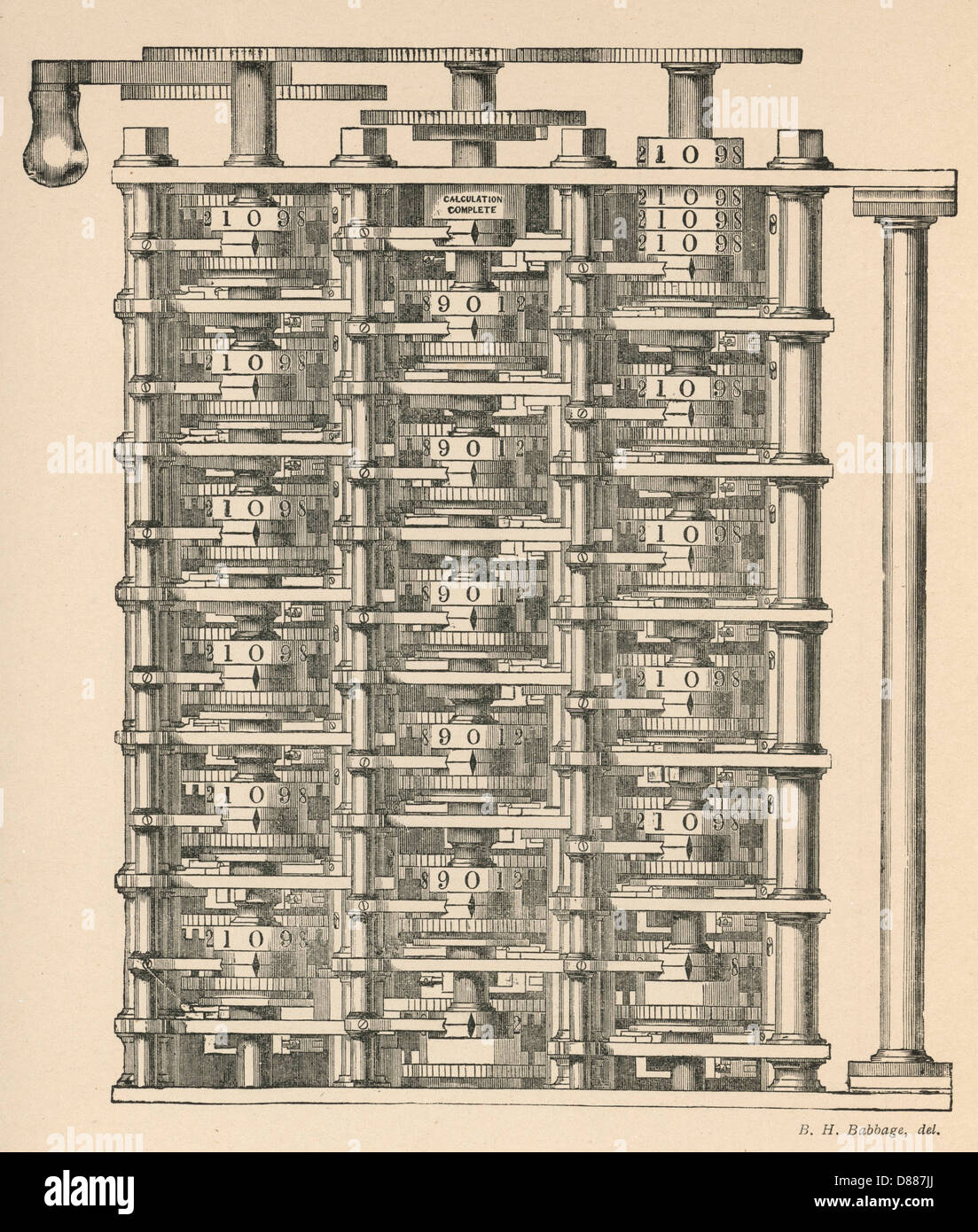 Charles babbage difference engine hi-res stock photography and images ...