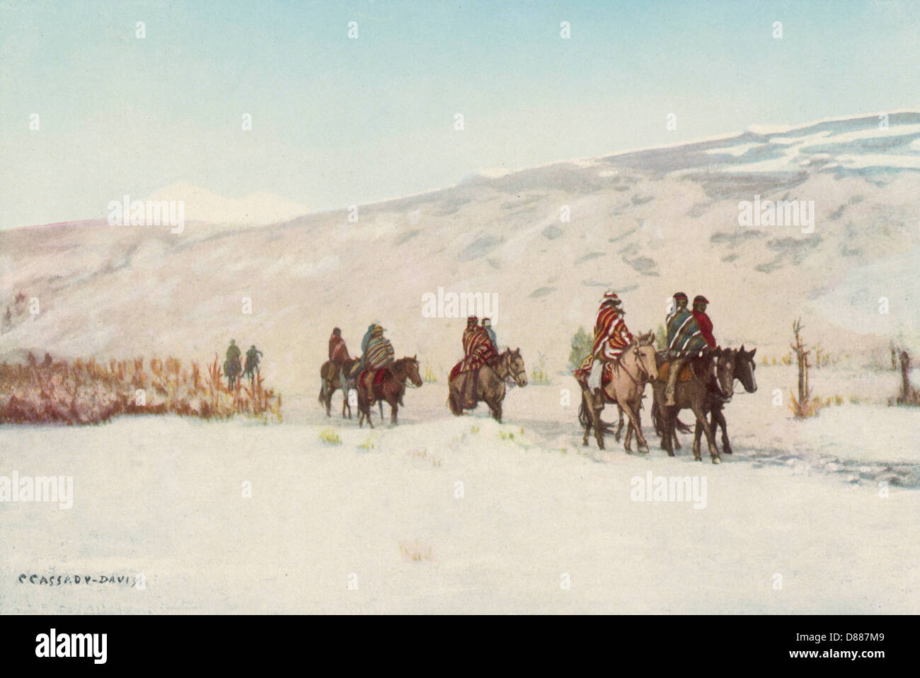 Trading with native americans hi-res stock photography and images - Alamy