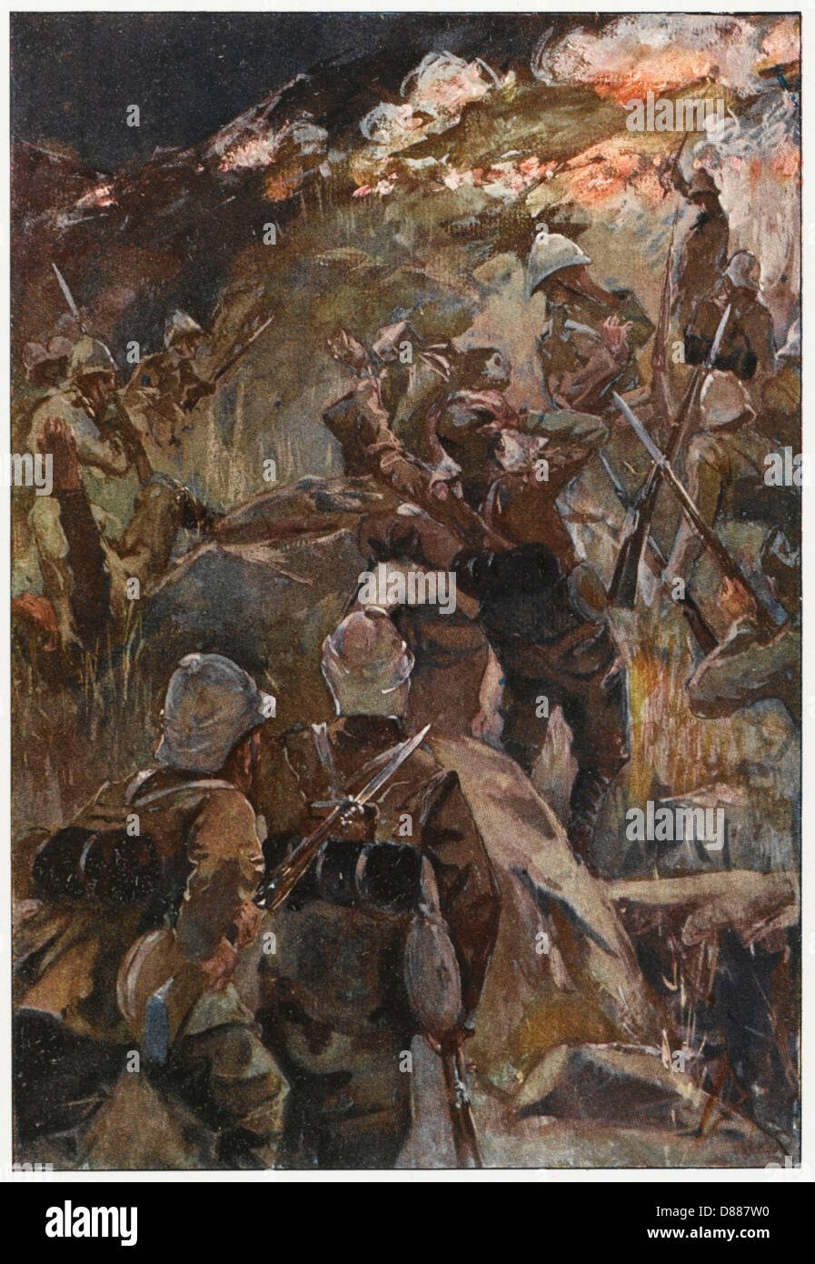 BOER WAR : SPION KOP Stock Photo - Alamy