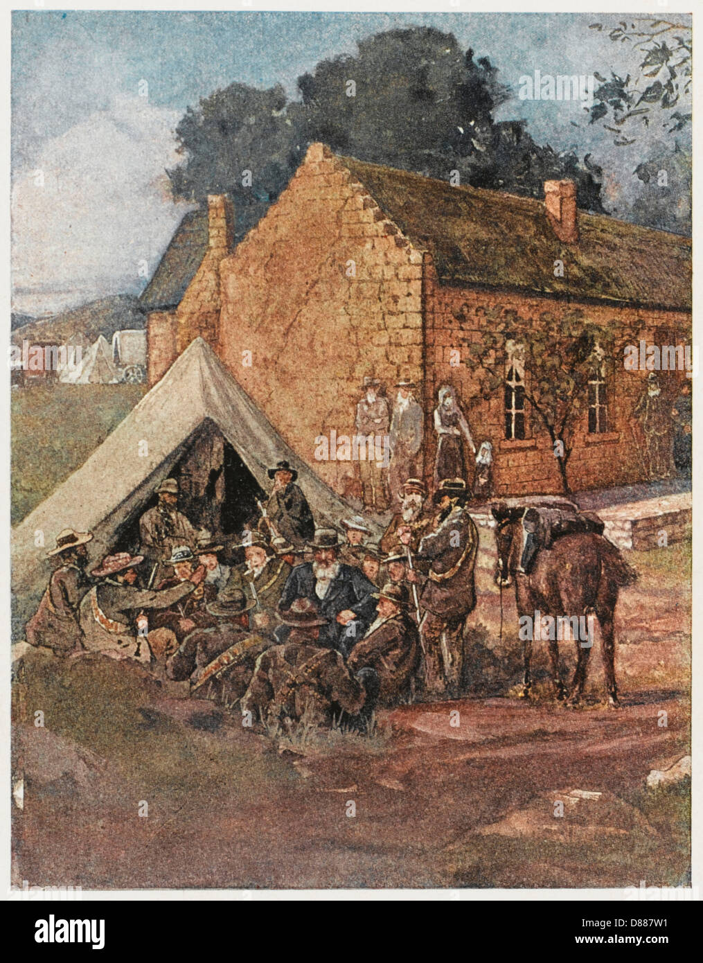 BOER WAR: BOER COUNCIL Stock Photo - Alamy