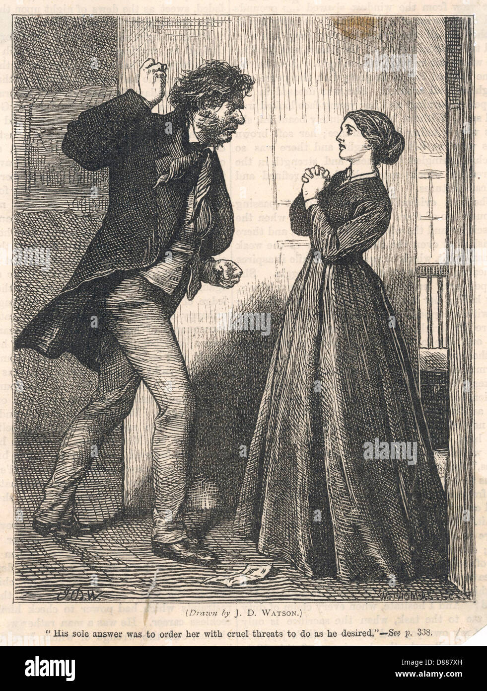 Husband wife ogre 1868 hi-res stock photography and images - Alamy