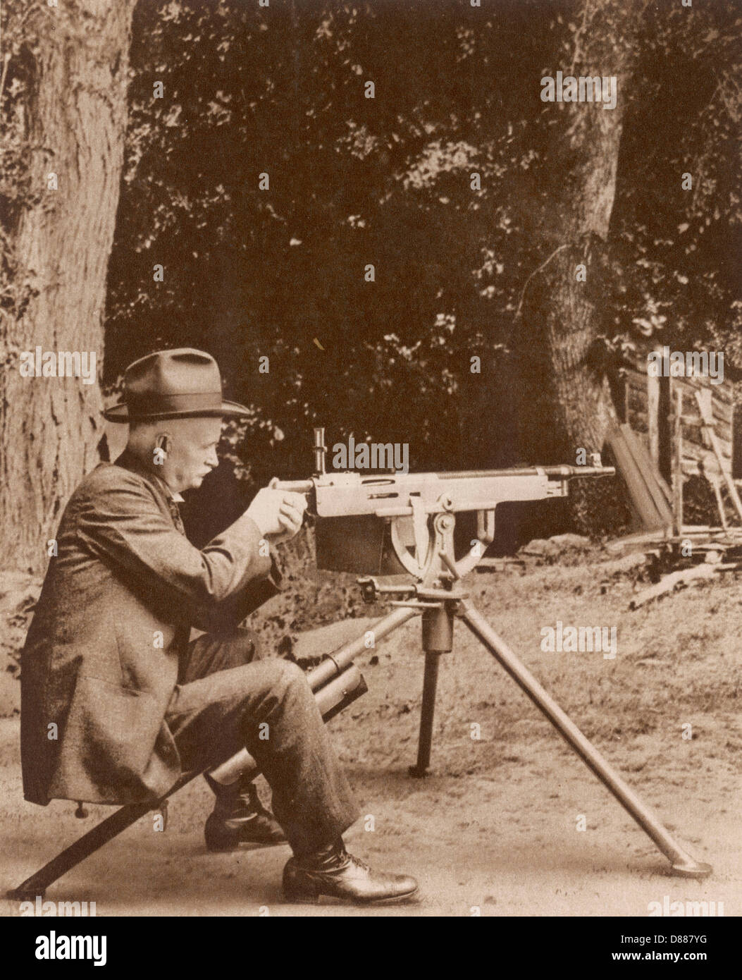 Browning Machine Gun Stock Photo - Alamy