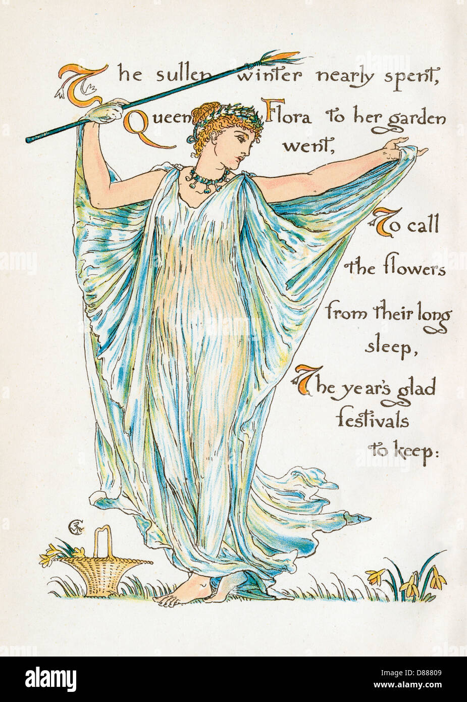 Queen with flowers hi-res stock photography and images - Alamy