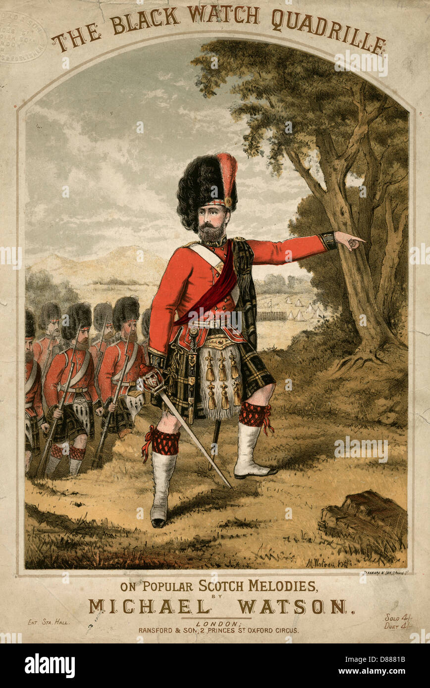 Black watch regiment hi-res stock photography and images - Alamy