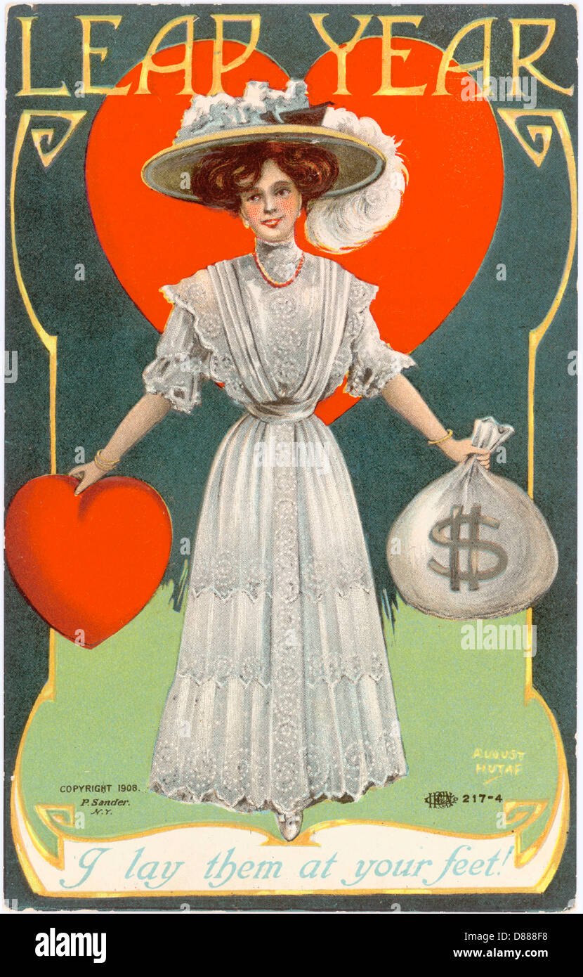 Customs - Leap Year - Card Stock Photo - Alamy