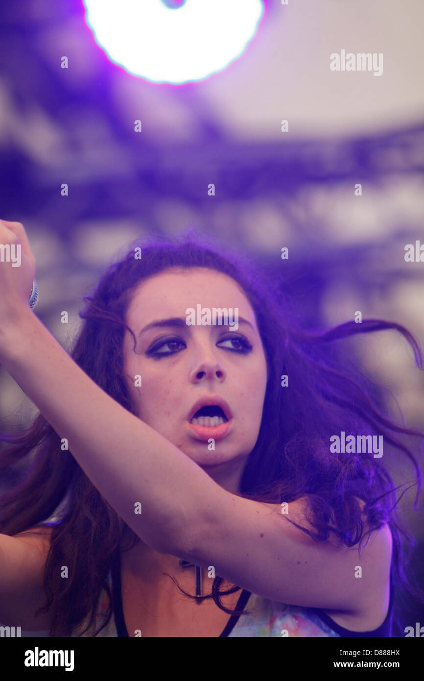 Charlotte Aitchison better known as Charli XCX live on stage at ...