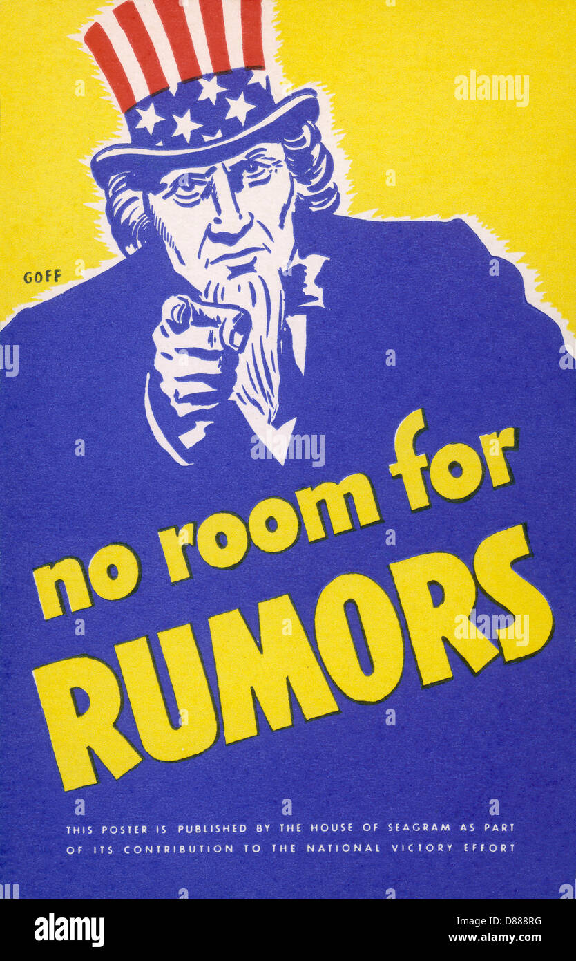 NO ROOM FOR RUMORS Stock Photo - Alamy