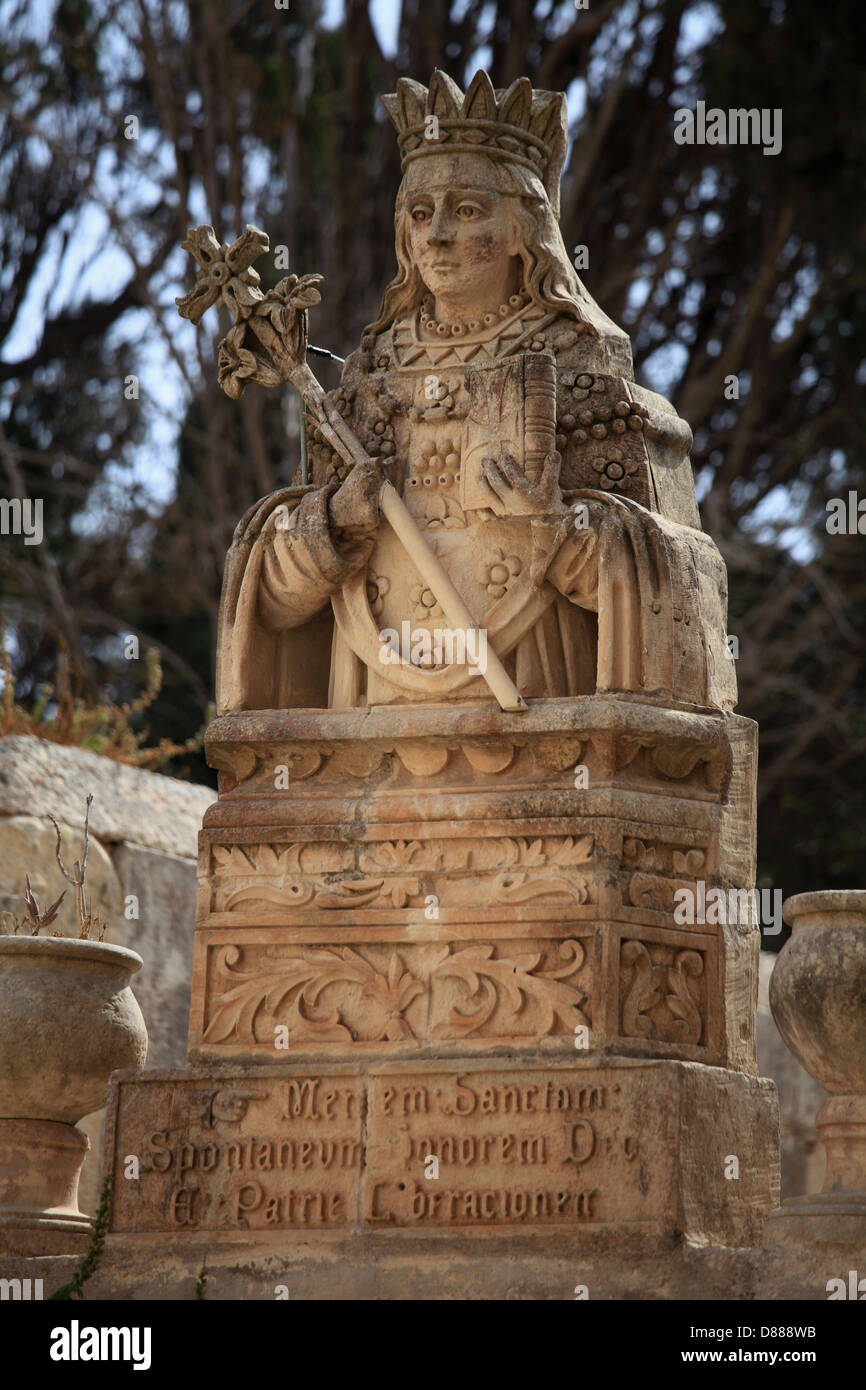 Malta, Rabat, St Agatha statue Stock Photo - Alamy
