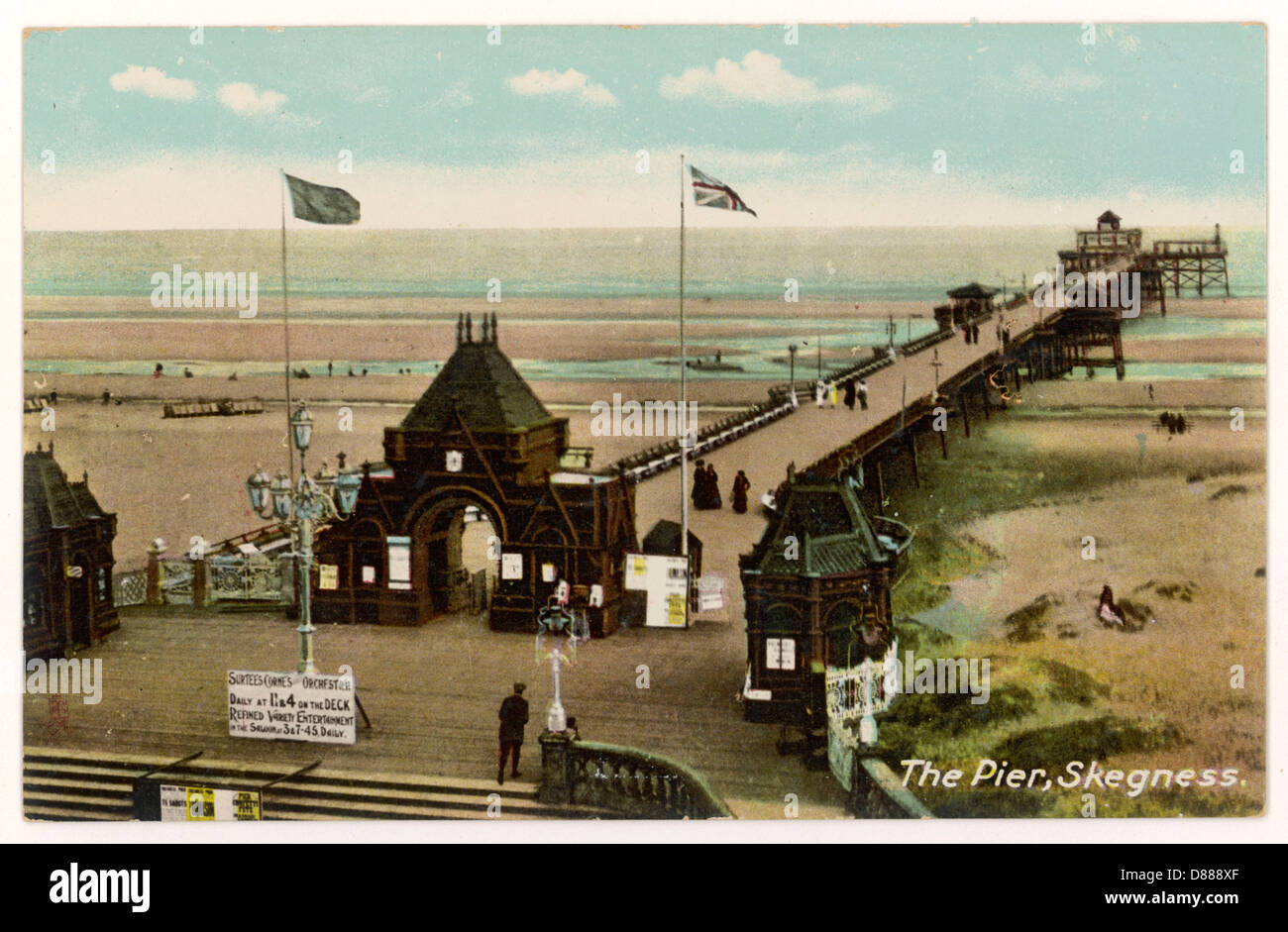 Low tide on skegness hi-res stock photography and images - Alamy