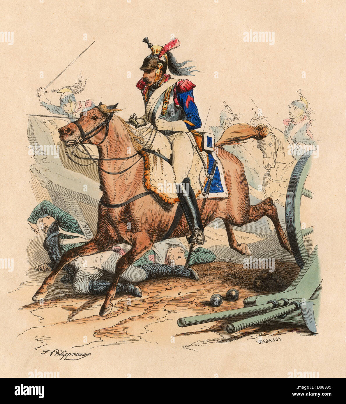 French cuirassier hi-res stock photography and images - Alamy