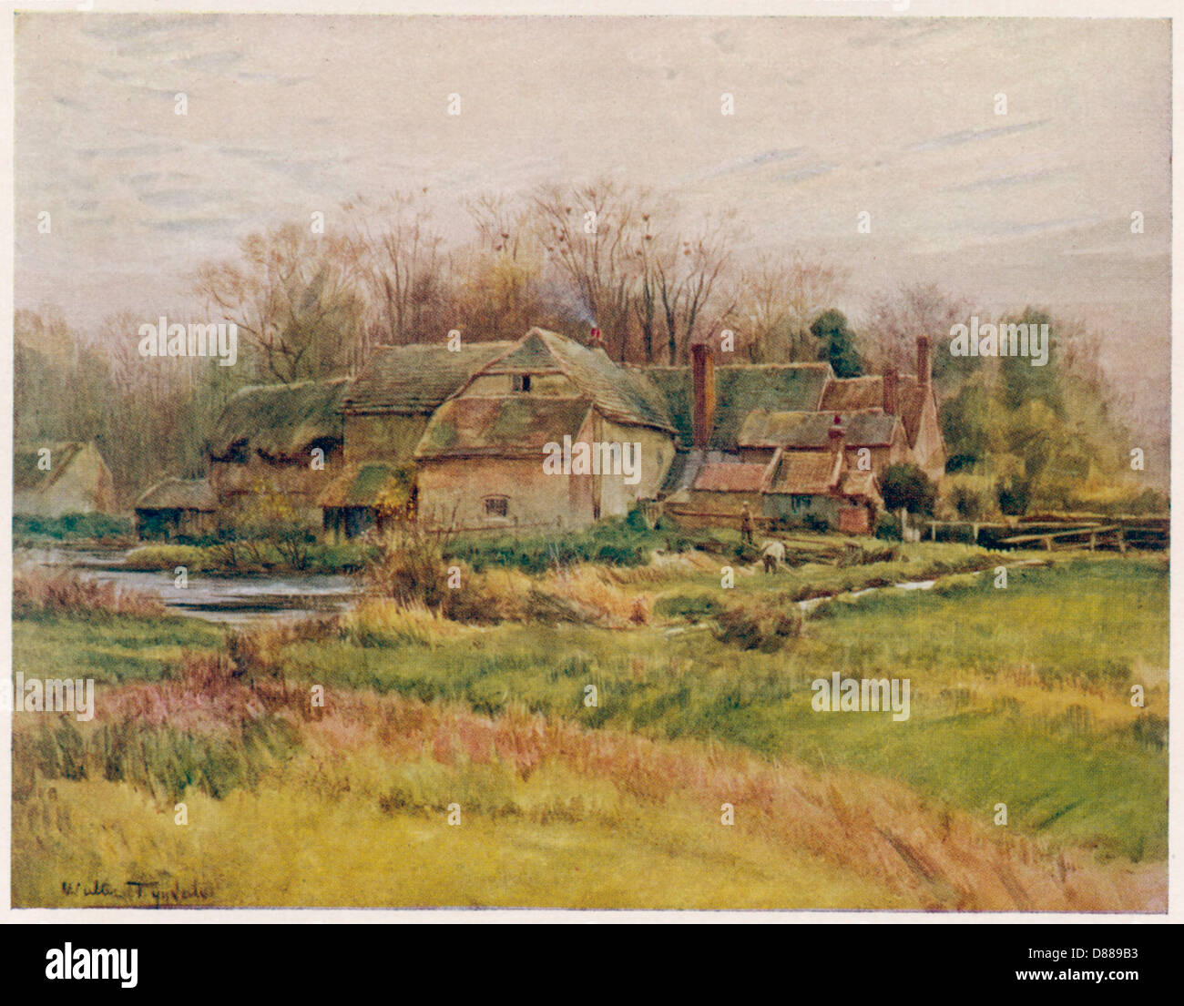 Wessex - Bindon Abbey Mill Stock Photo - Alamy