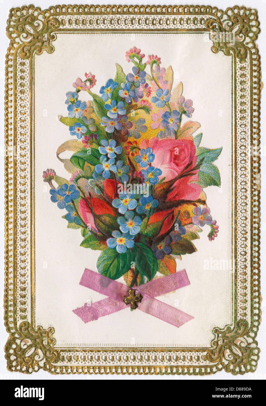 Bouquet - Flowers - Card Stock Photo - Alamy