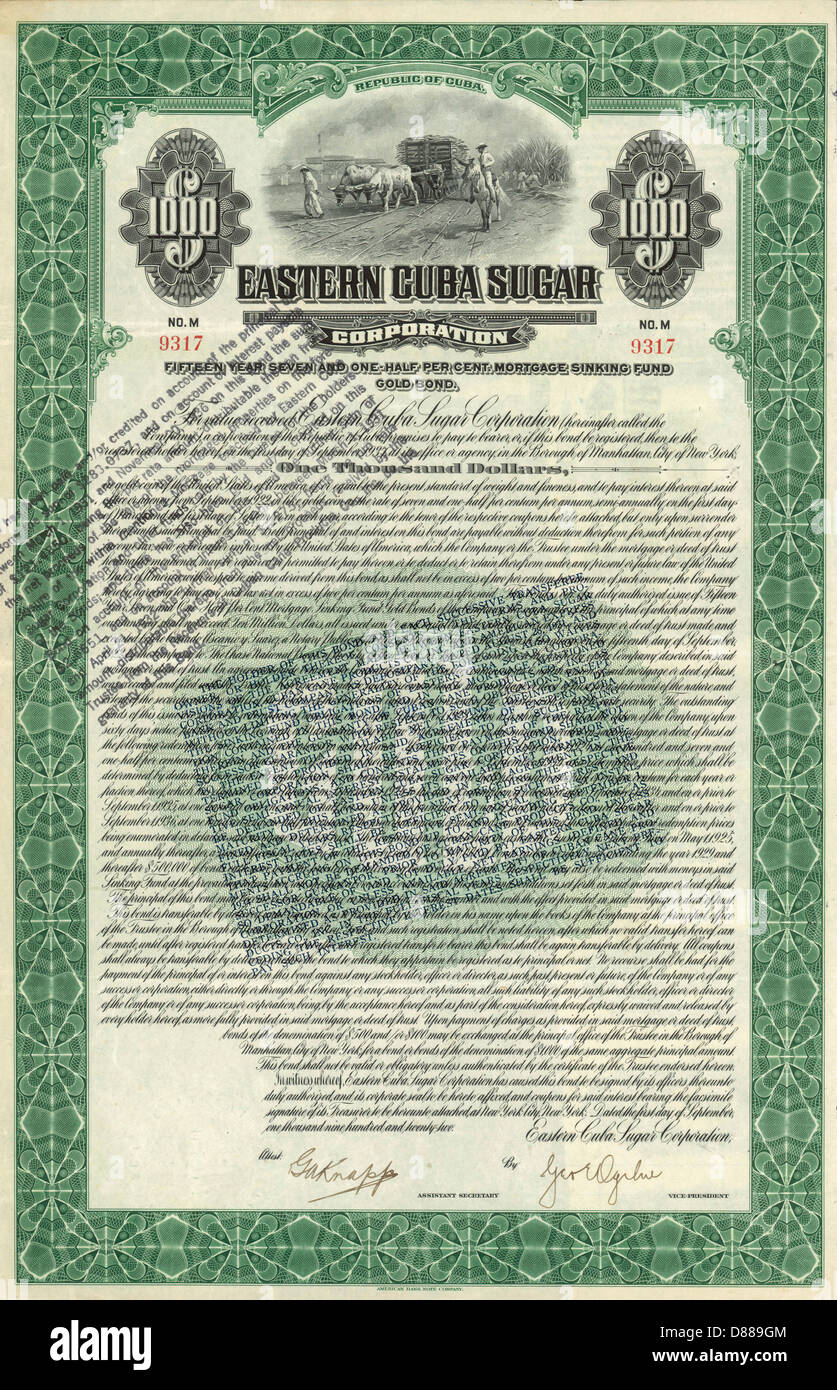 EASTERN CUBA SUGAR SHARE Stock Photo - Alamy