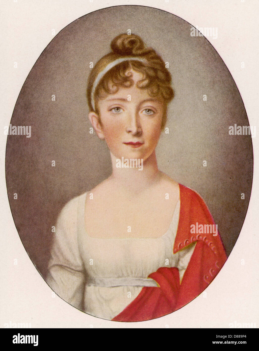 Costume Miniature circa 1805 Stock Photo - Alamy