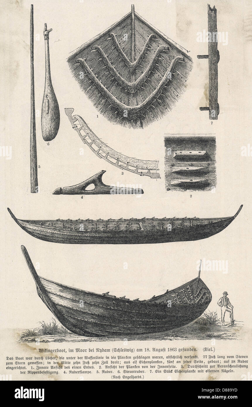 Nydam Viking Ship Stock Photo - Alamy