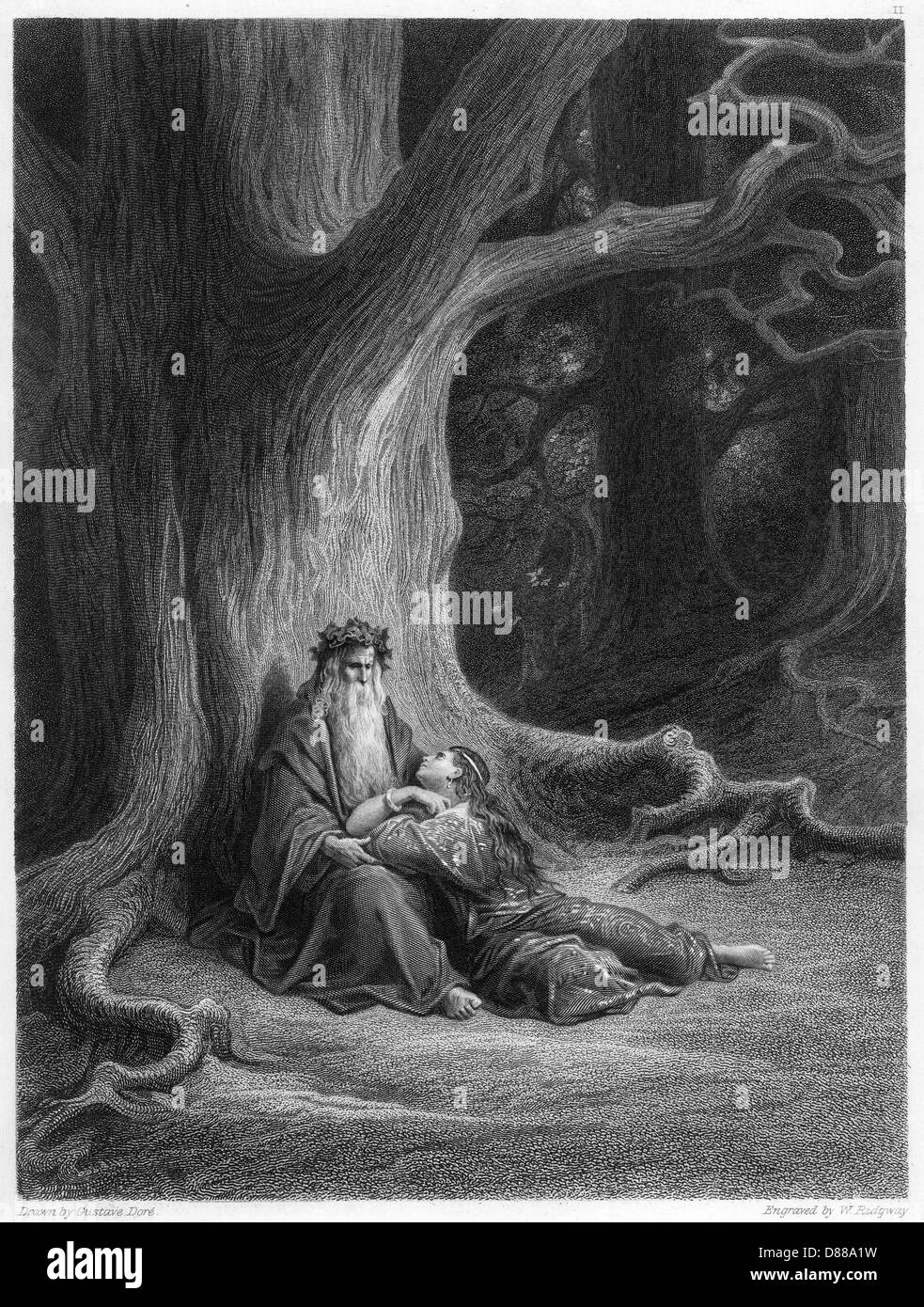 Merlin - Vivien - Tree Stock Photo - Alamy