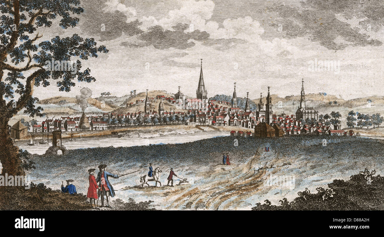 Glasgow - General circa 1770 Stock Photo - Alamy