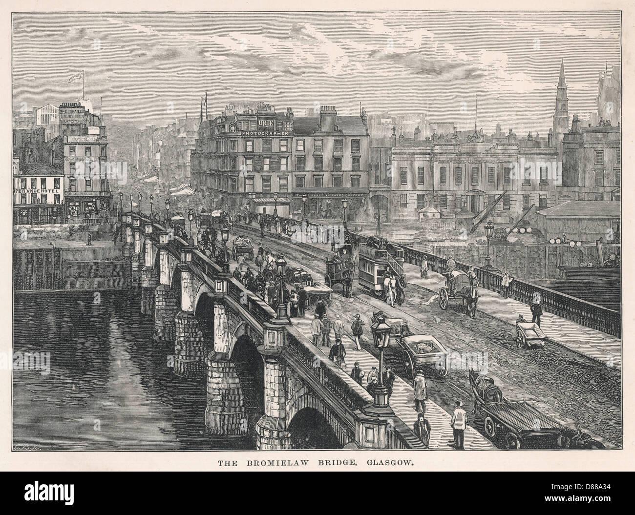 Broomielaw Bridge Glasgow High Resolution Stock Photography and Images ...
