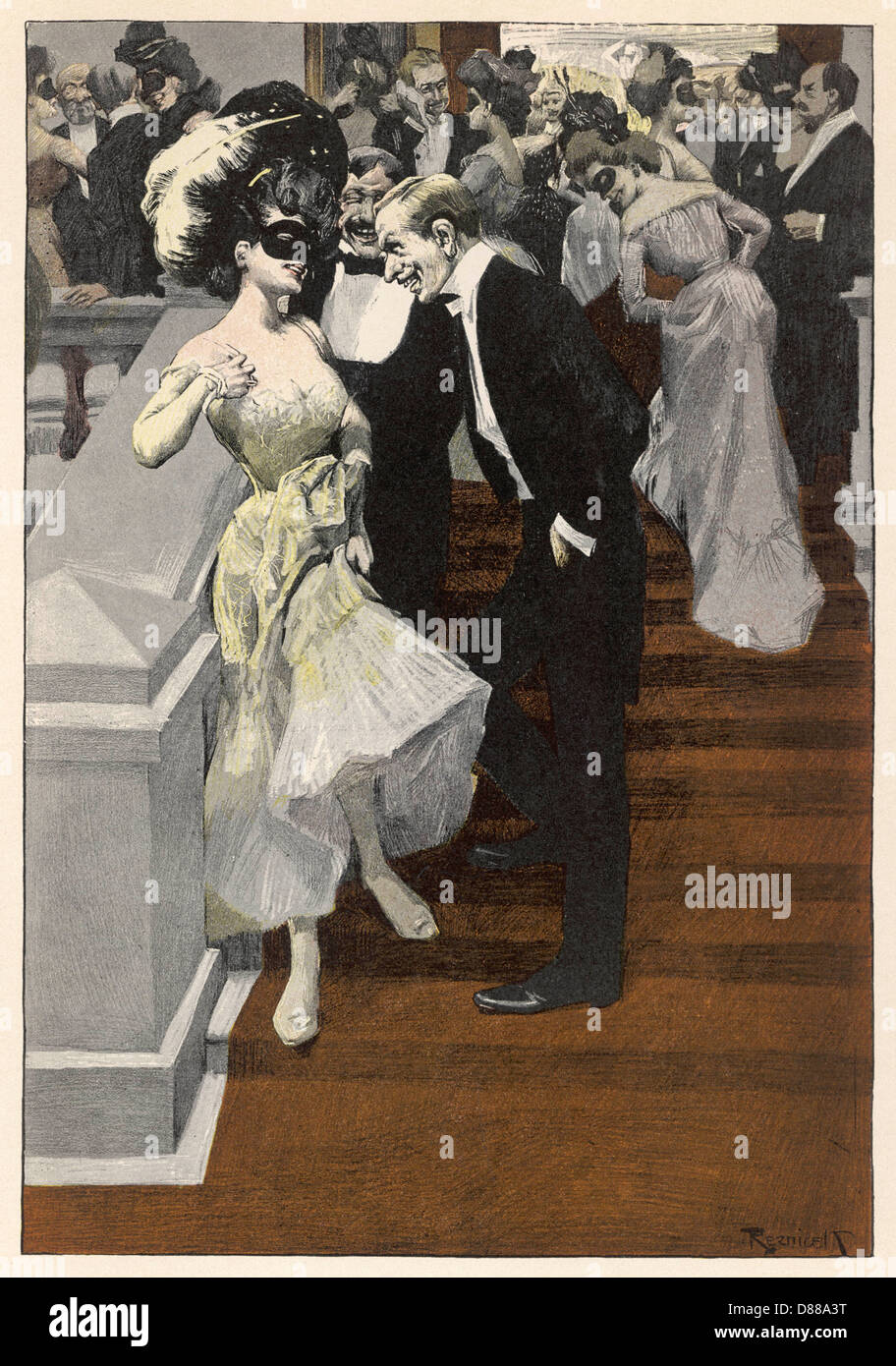 German Masquerade - circa 1908 Stock Photo - Alamy