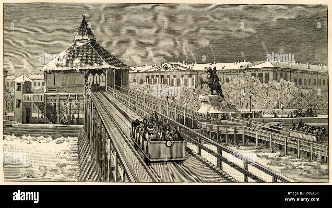 Russian Rail on Ice Stock Photo - Alamy