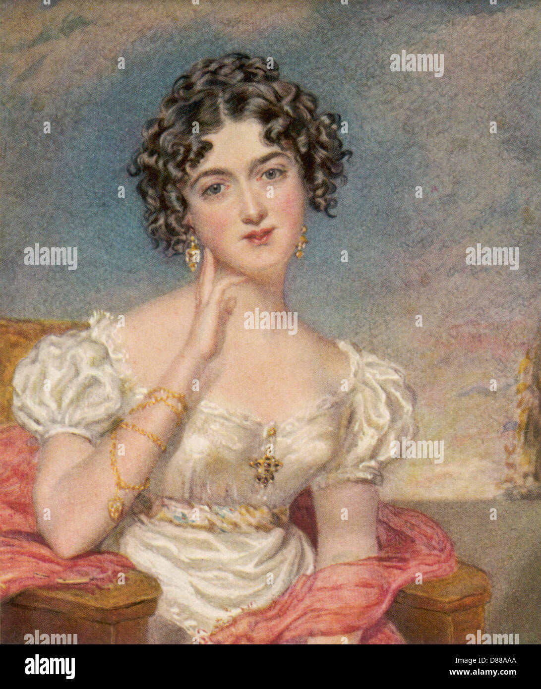 Costume - G R Ward circa 1815 Stock Photo - Alamy