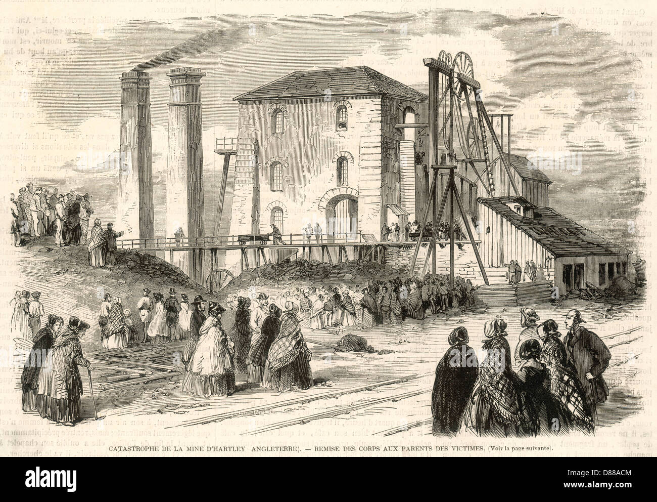 Hartley Mine Disaster 1862 Stock Photo - Alamy
