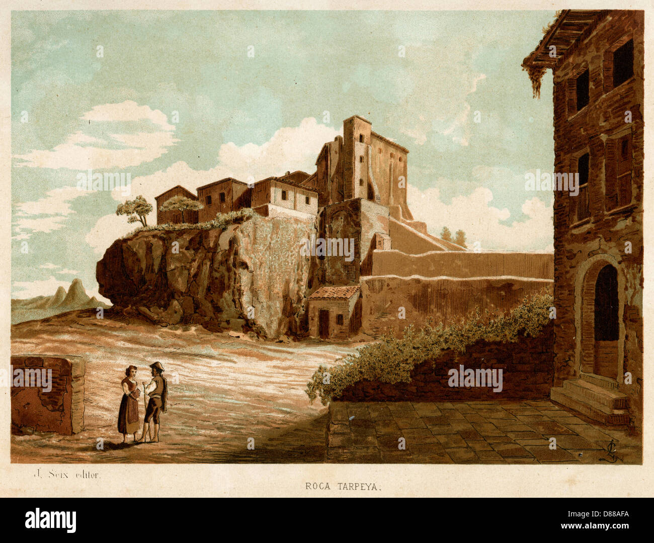 Tarpeian rock hi-res stock photography and images - Alamy