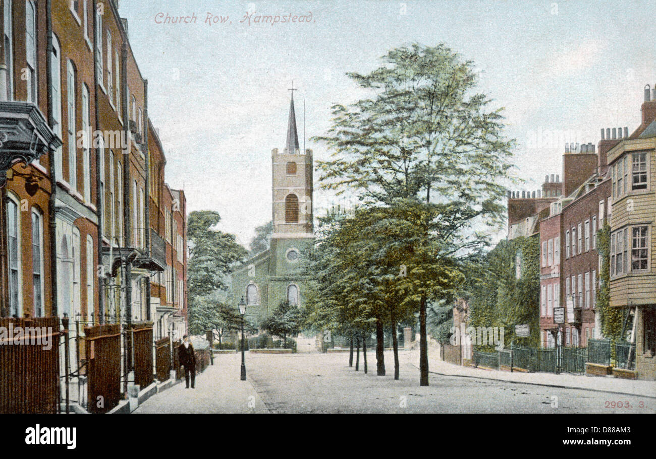 Church row hampstead london hi-res stock photography and images - Alamy