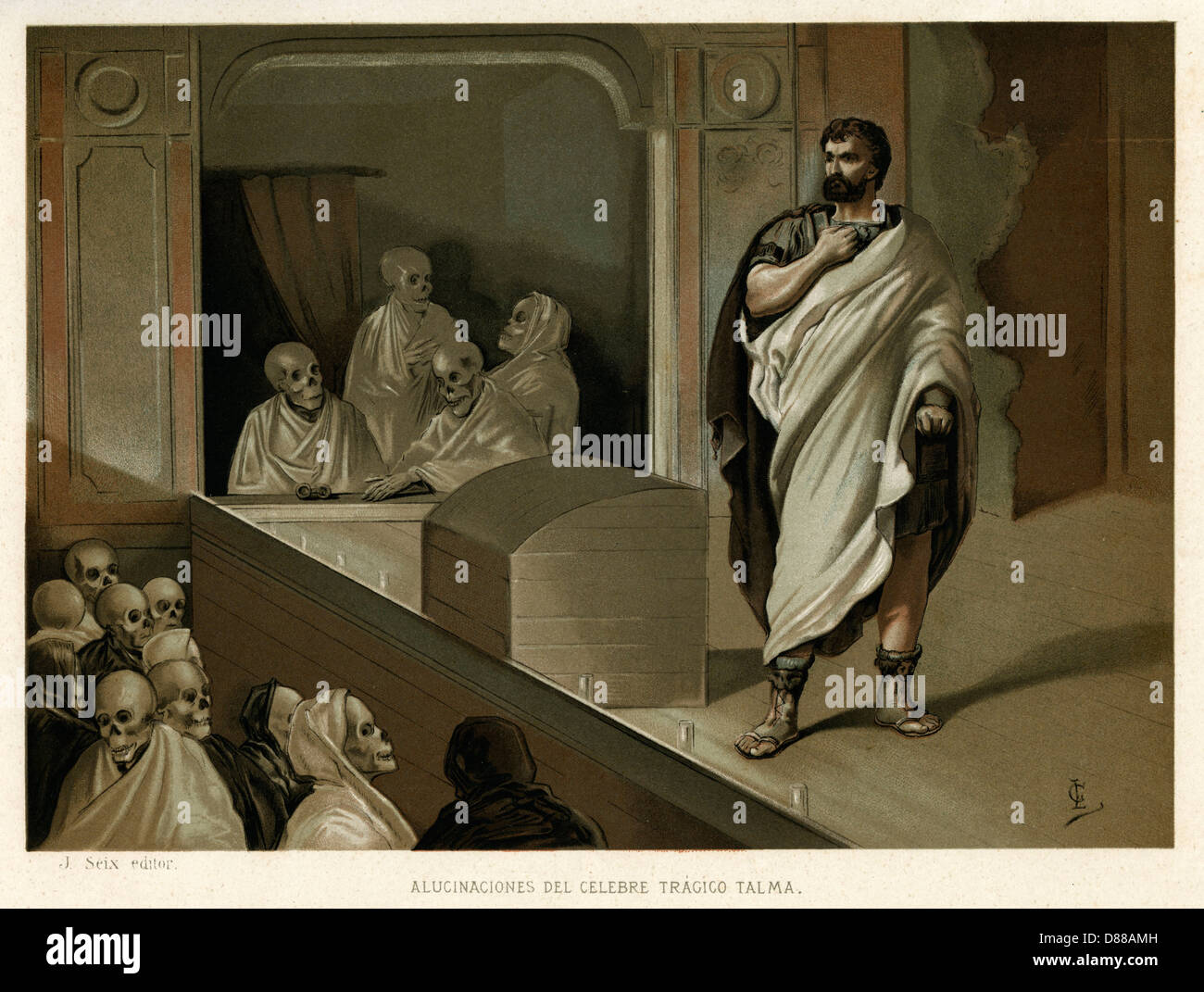 TALMA AND SKELETONS Stock Photo - Alamy