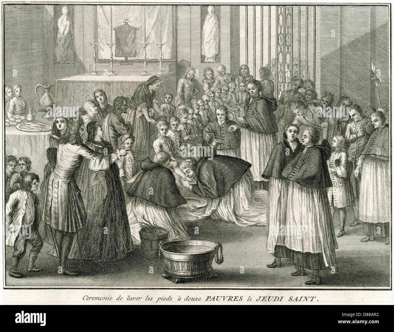 Jesus washing disciples feet hi-res stock photography and images - Alamy