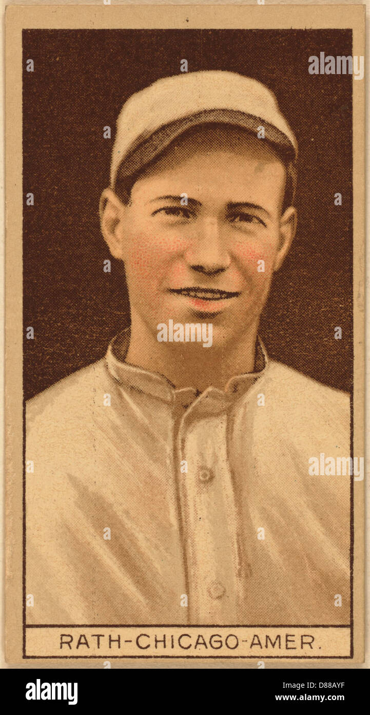 Morrie Rath baseball card Stock Photo - Alamy