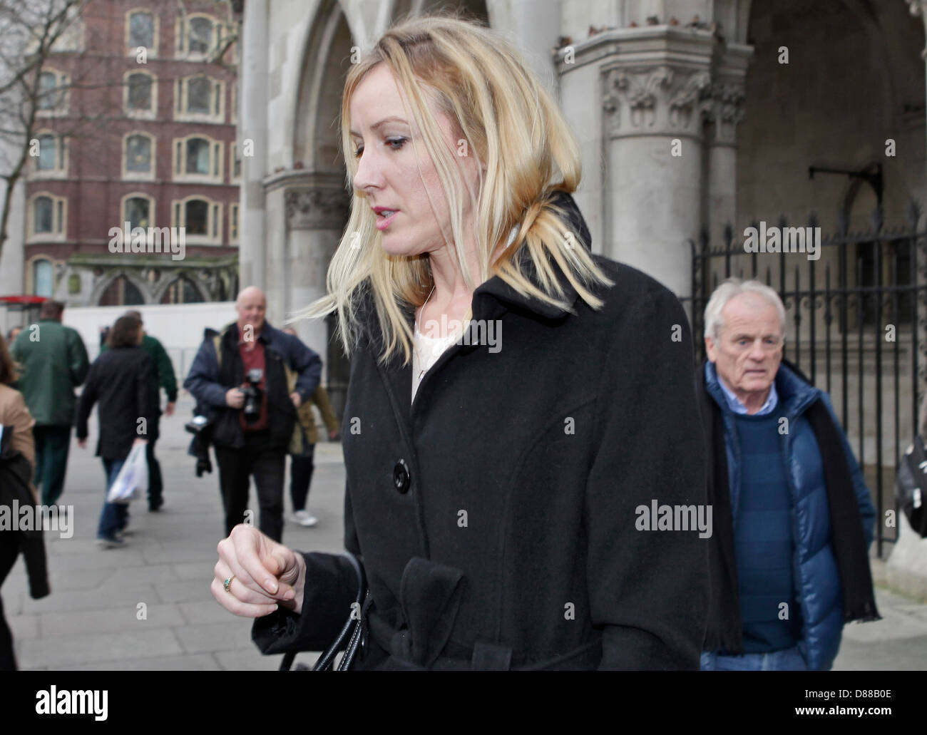 Sally Roberts at the Royal Courts Of Justice this morning seeking an ...