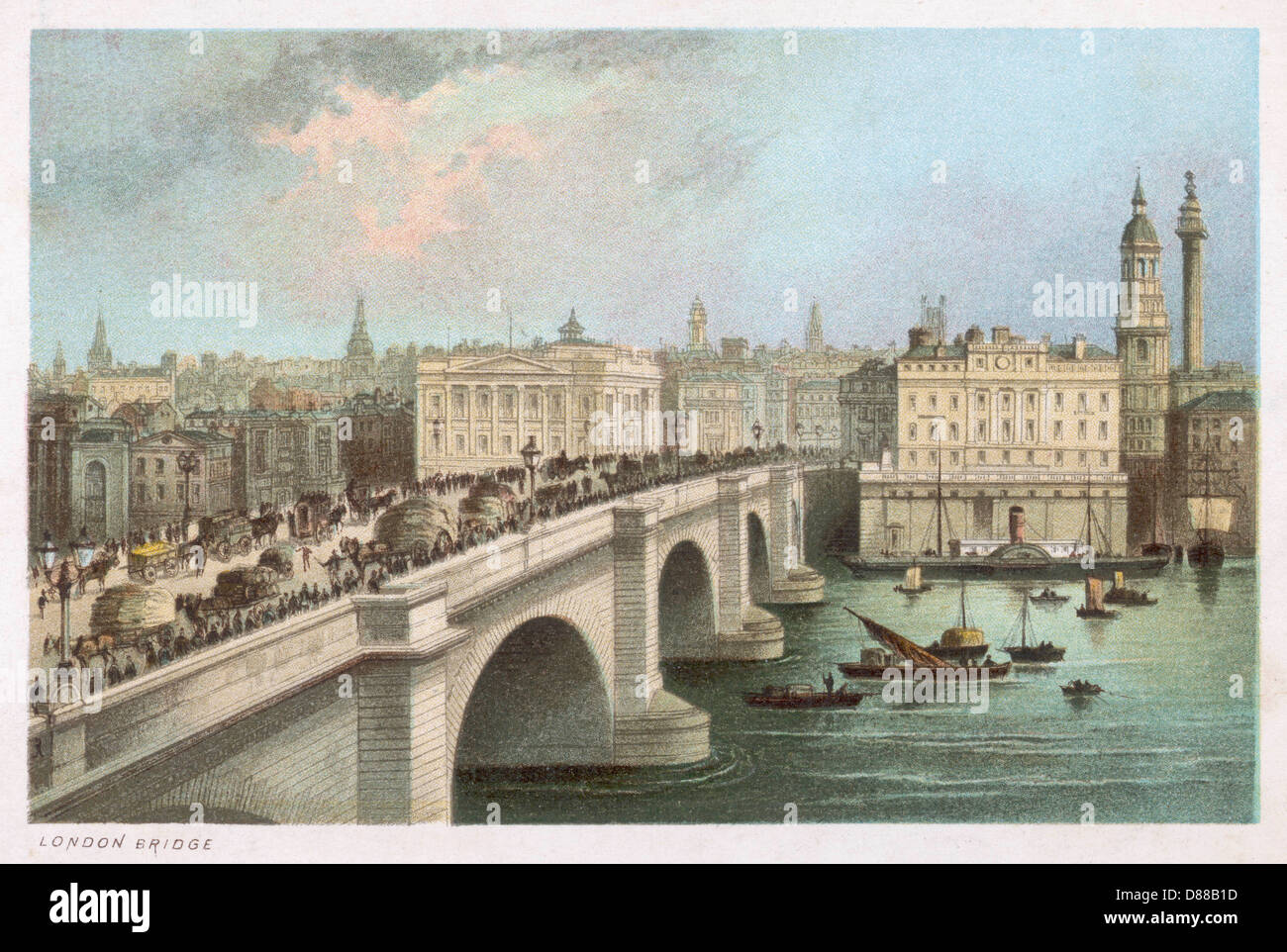 London bridge 1850 hi-res stock photography and images - Alamy