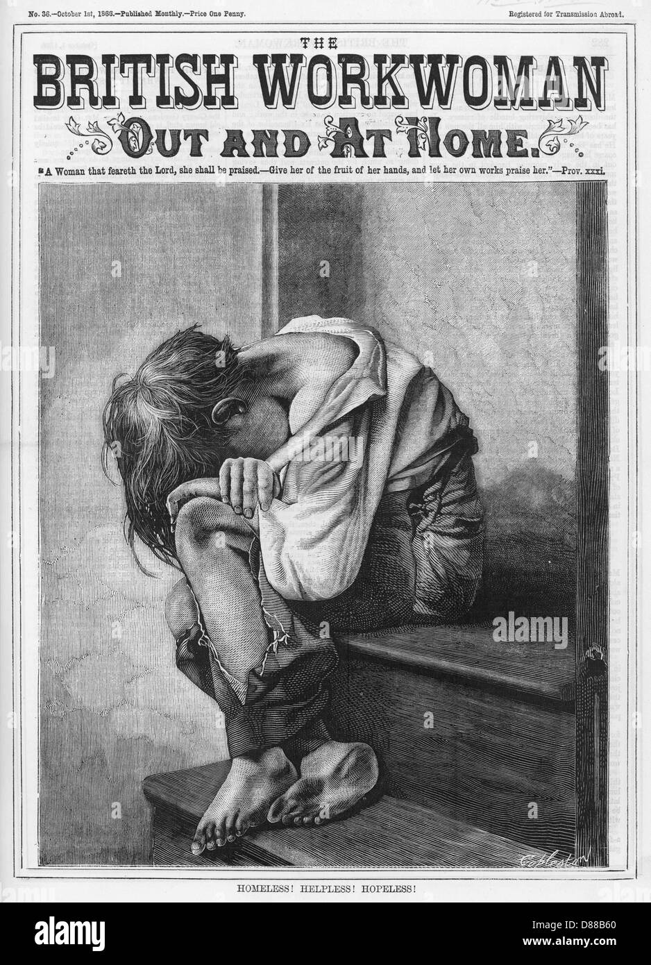 Poor homeless 19th century hi-res stock photography and images - Alamy