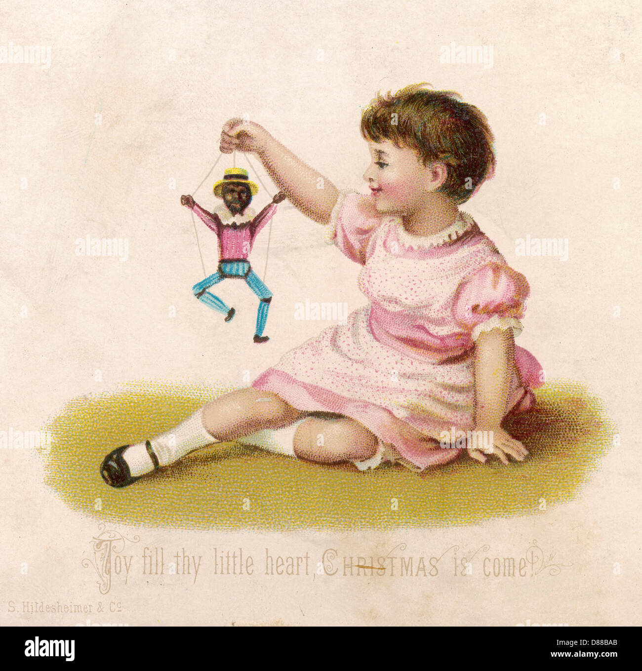 GIRL AND DANCING DOLL Stock Photo - Alamy